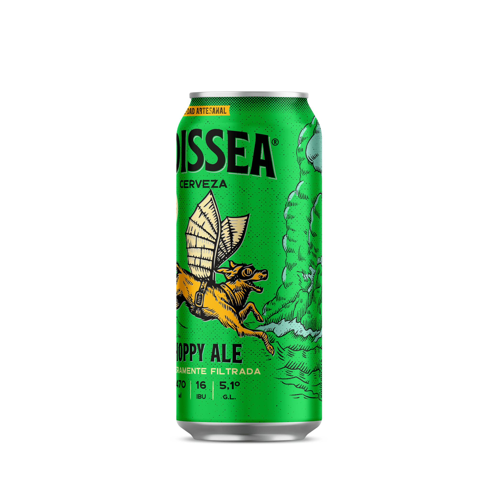 Cerveza Artesanal Odissea Hoppy Ale 470x24 - Kross